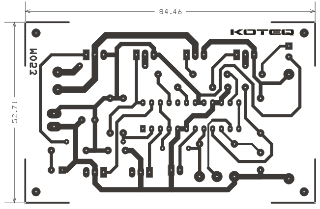 Dc Motor Speed Direction Controller Pcb Bottom Electronics Lab