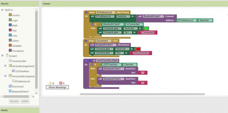 Arduino Communication With An Android App Via Bluetooth Electronics Lab