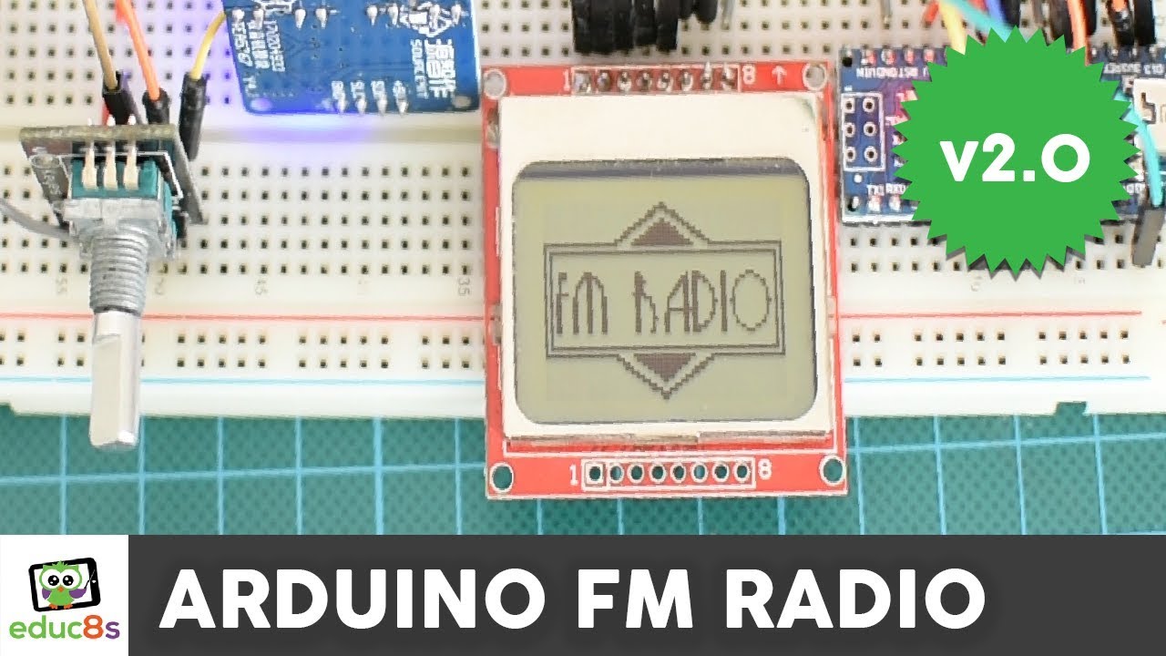 Arduino FM Radio Project with TEA5767 Radio Module and a Nokia 5110 LCD ... Arduino FM Radio Project with TEA5767 Radio Module and a Nokia 5110 LCD ...