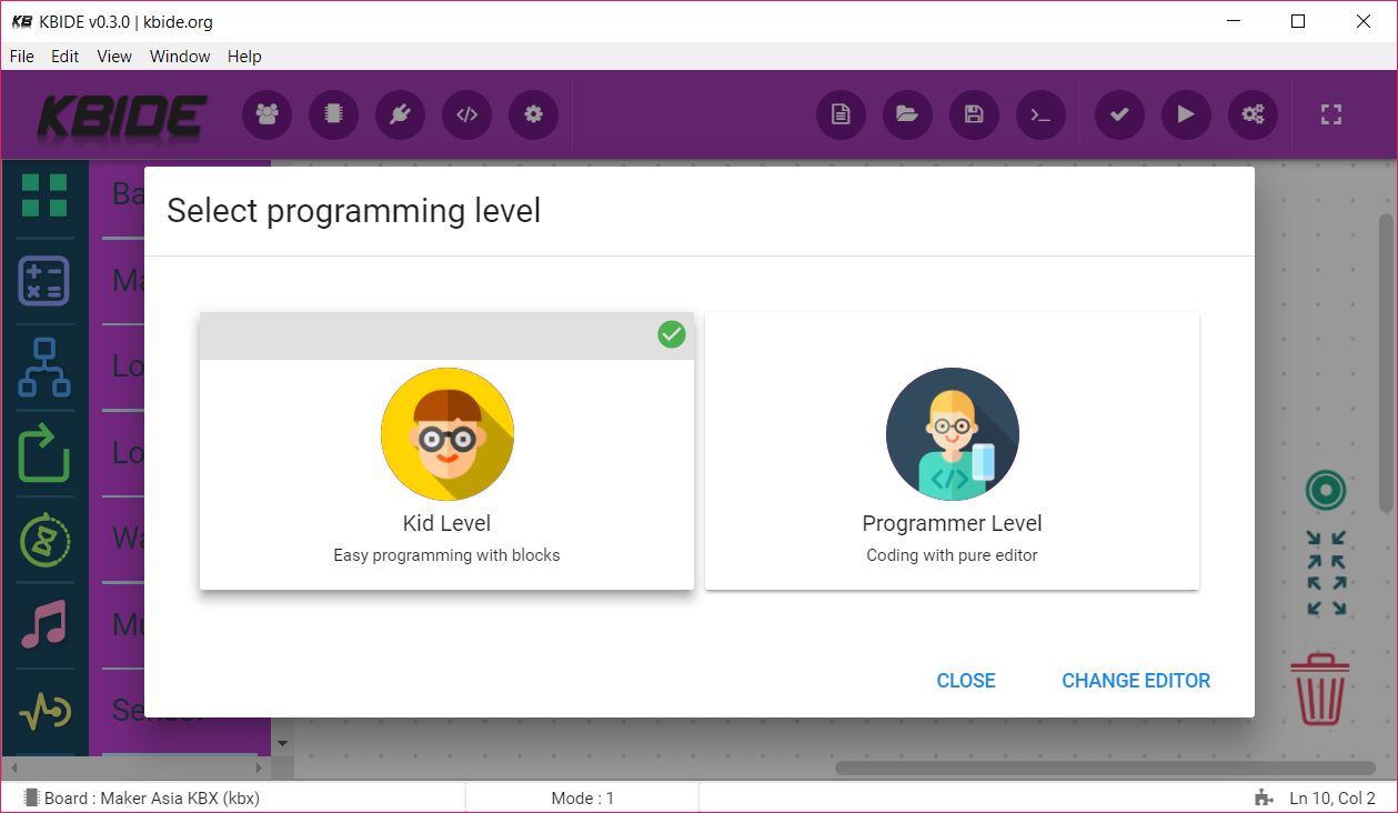 Kb Ide Supports Arduino Esp32 And Others In Dual Style Coding Electronics Lab
