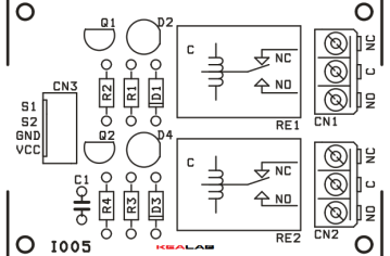 2_Channel_Relay_Board_TOP - Electronics-Lab.com