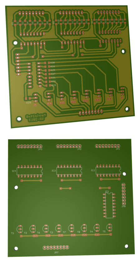 24x6 LED Matrix Control Circuit - Electronics-Lab