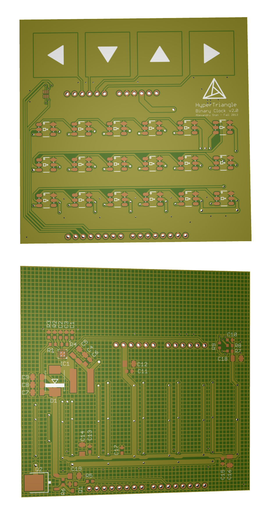 Led Binary Clock Arduino Shield Compatible Electronics