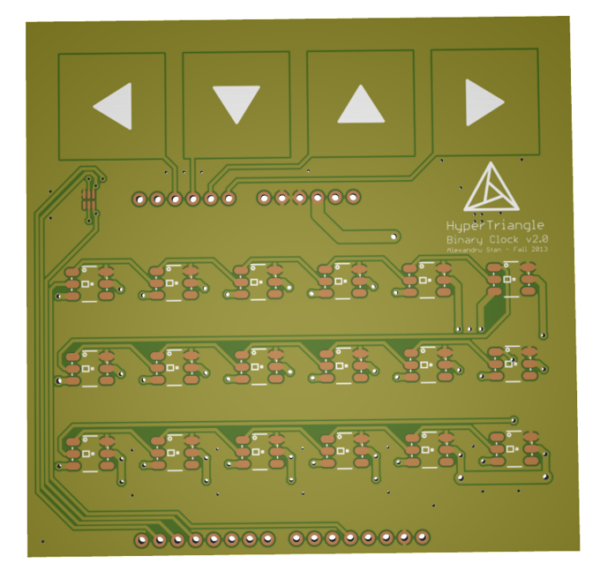 Led Binary Clock Arduino Shield Compatible Electronics