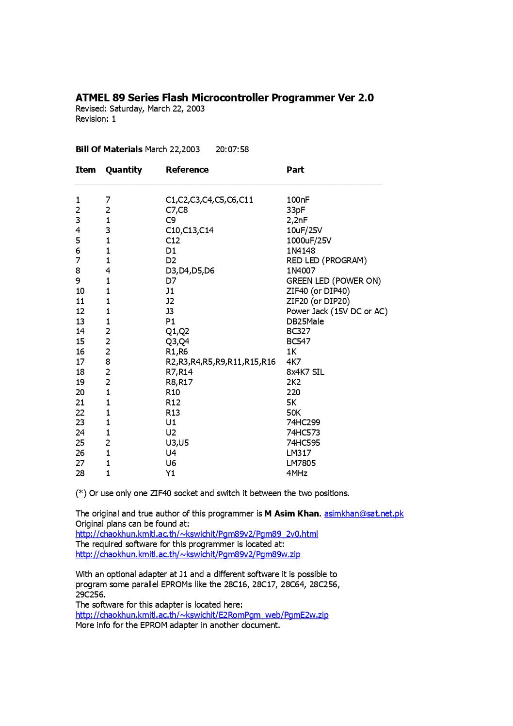 ATMEL89prog - Electronics-Lab.com