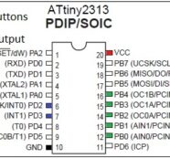 ATtiny2313_Pinout - Electronics-Lab.com