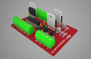 DC Motor Driver using L293D - Electronics-Lab