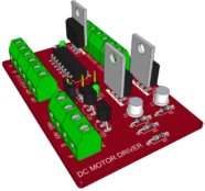 DC Motor Driver using L293D - Electronics-Lab