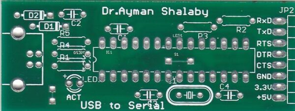Usb To Serial Converter Using Avr Microcontroller Electronics
