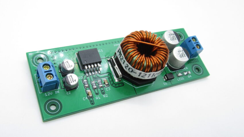 12V to 24V @ 1A Step-up switching regulator using LM2585 - Electronics-Lab