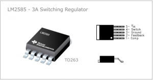 12V to 24V @ 1A Step-up switching regulator using LM2585 - Electronics-Lab