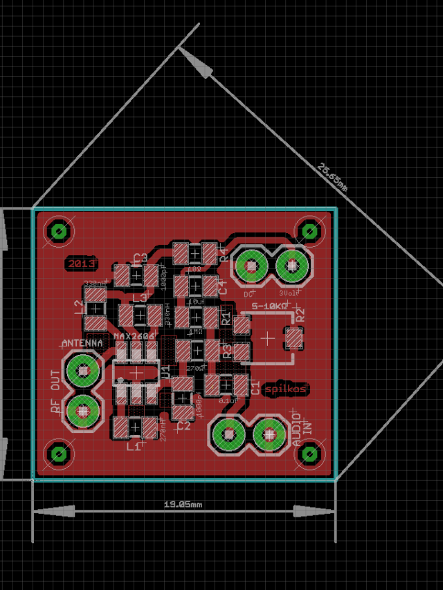 MAX2606_Eagle_Board - Electronics-Lab.com