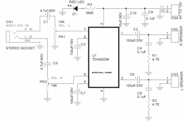 Mini Stereo Audio Amplifier - Electronics-Lab