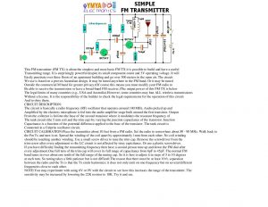 SIMPLE FM TRANSMITTER - Electronics-Lab.com
