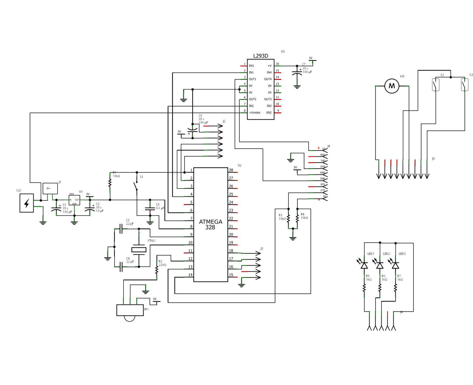 Motorized Curtain with Remote control - Electronics-Lab