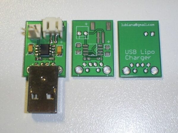 USB Single Cell LiPoly Charger - Electronics-Lab