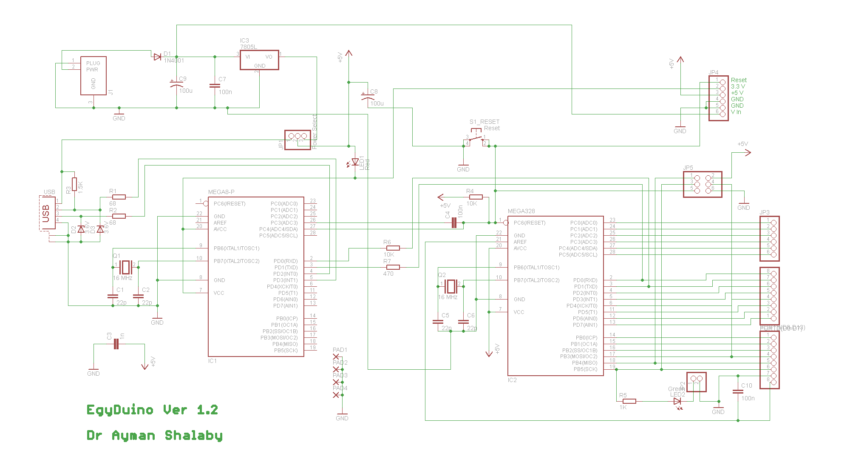 EGYDuino - Arduino compatible board - Electronics-Lab.com