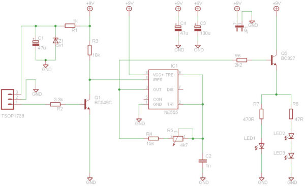 IR remote extender - Electronics-Lab