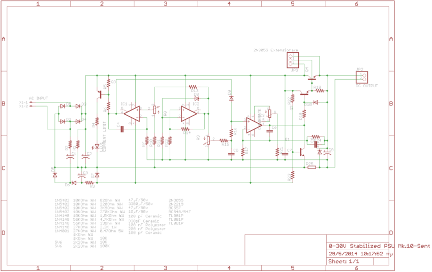 0-30V Laboratory Power Supply - Electronics-Lab