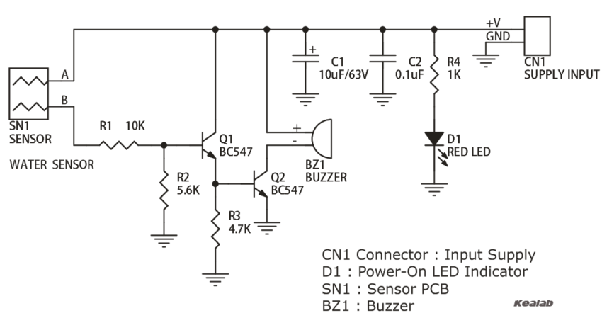 Water Level Alarm - Electronics-Lab