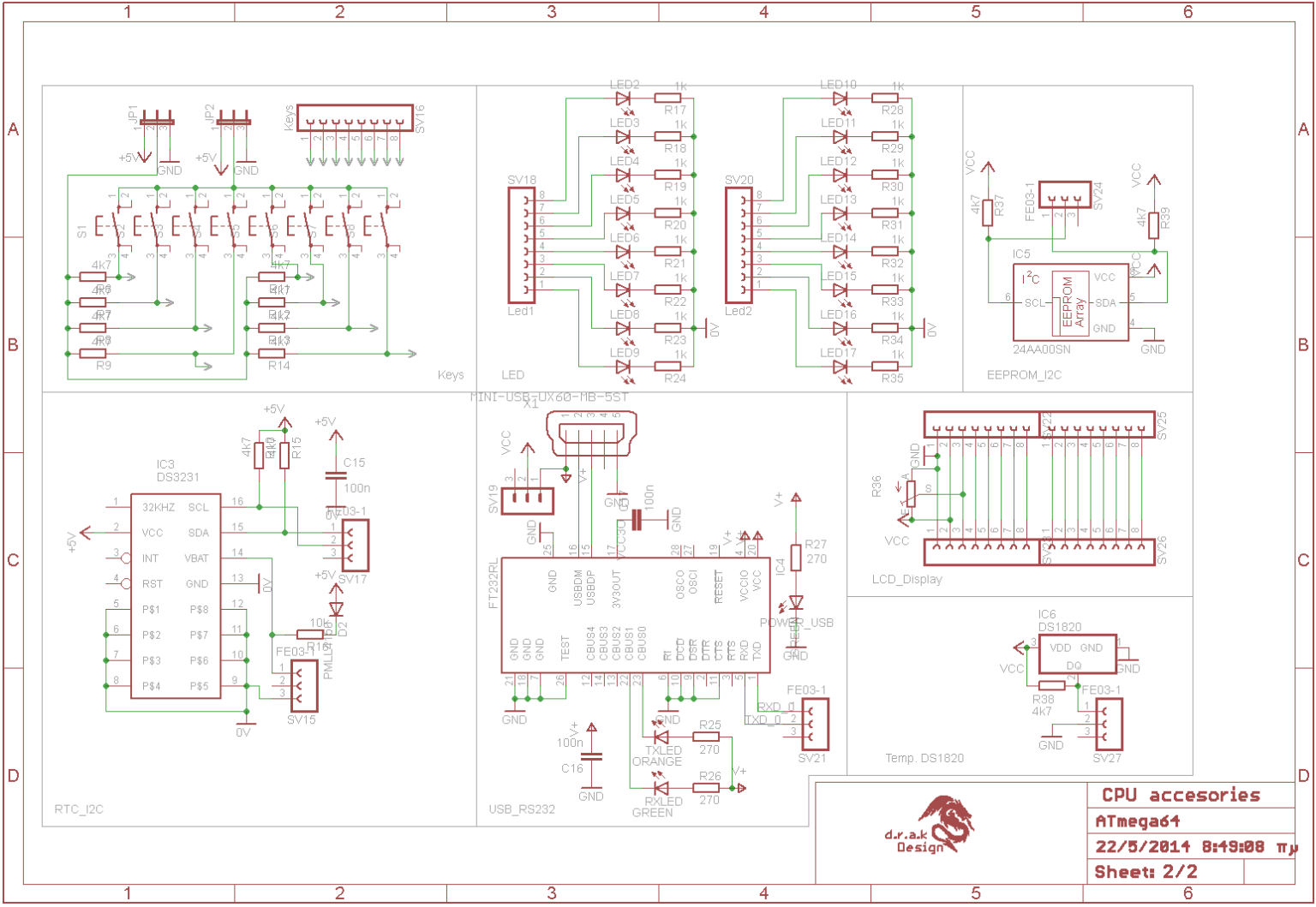 ATmega64 Development Board - Electronics-Lab