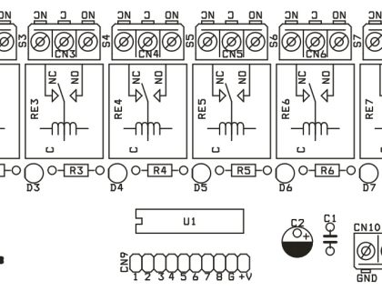 8_Channel_Relay_Top - Electronics-Lab.com