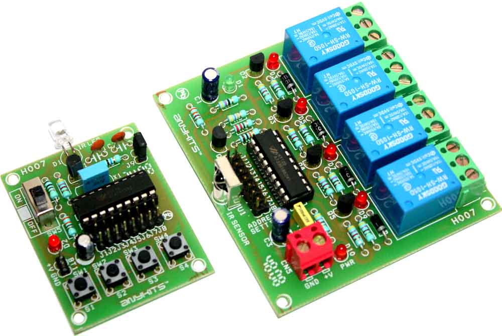 4 channel infrared remote relays - Electronics-Lab.com 4 channel infrared remote relays - Electronics-Lab.com