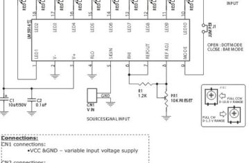 Variable_Range_LED_Voltmeter_project_Circuit - Electronics-Lab.com