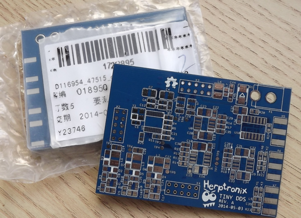 Tiny DDS - Open source DDS generator - Electronics-Lab