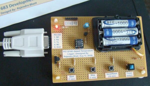 Single Chip Temperature Data Logger - Electronics-Lab