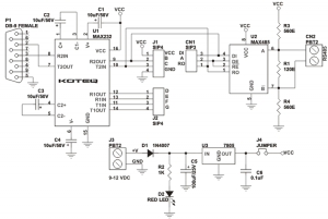 RS232 to RS485 Module - Electronics-Lab