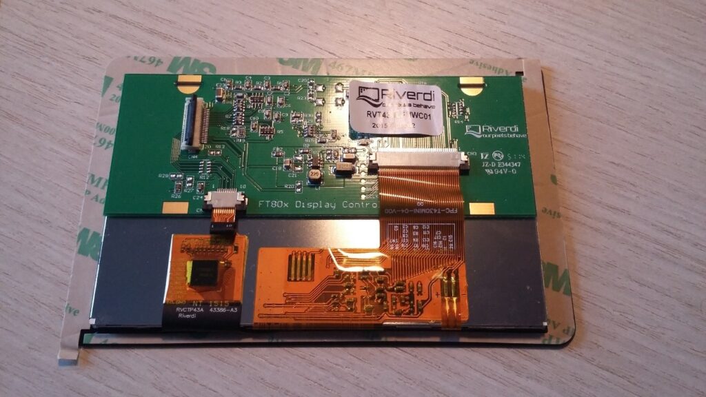Riverdi TFT display with FT801 controller - Electronics-Lab