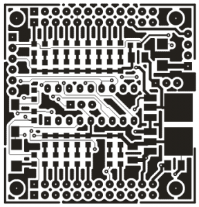 18 PIN PIC Board PCB_top - Electronics-Lab.com