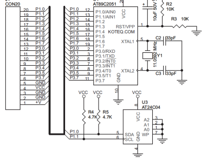 AT89C2051_DEV_STICK_schematic - Electronics-Lab.com