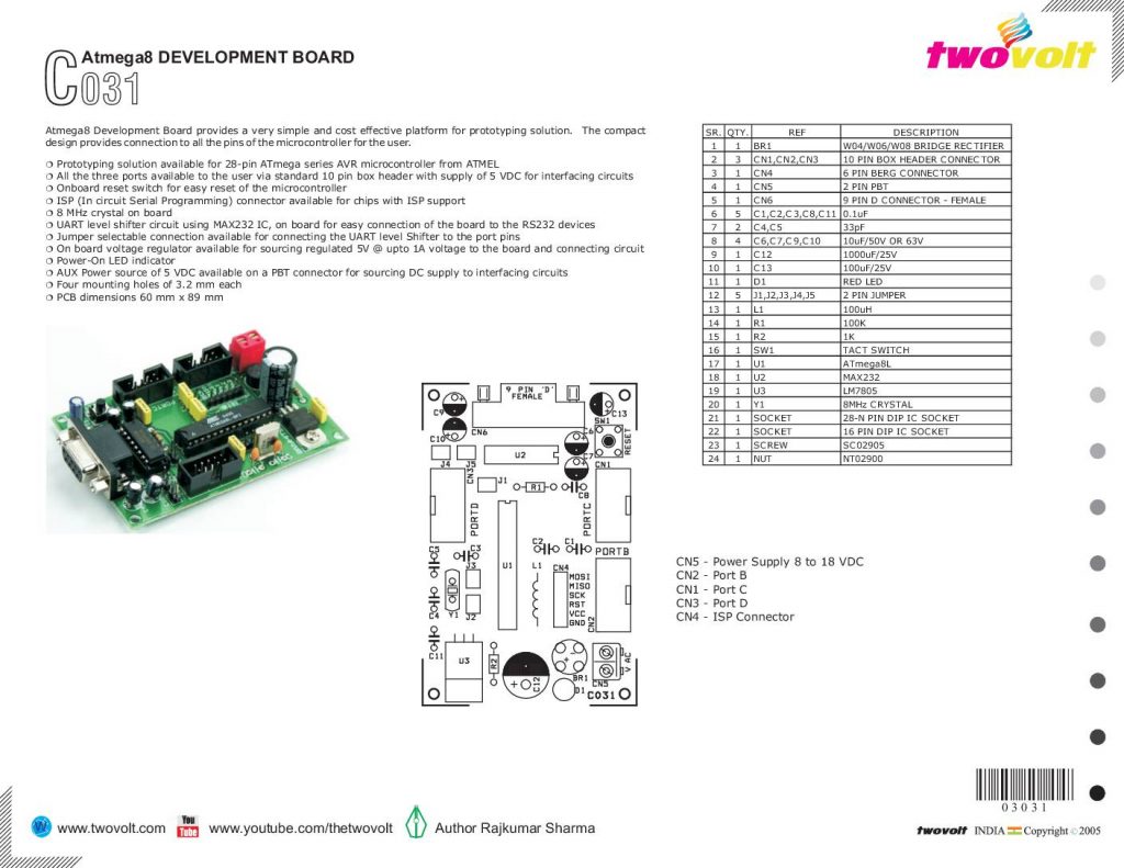 ATMEGA8L Doc - Electronics-Lab.com