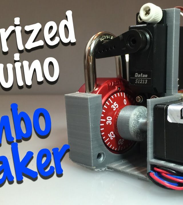 DIY Motorized Combo Lock Cracking Device - Electronics-Lab.com