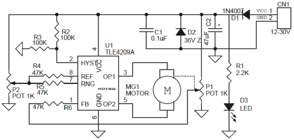DC Servo Motor Driver – Analog Closed Loop Control - Electronics-Lab
