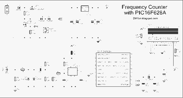 100MHz frequency counter with PIC16F628A - LCD Display - Electronics-Lab