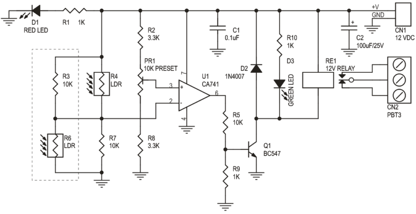 Light and Dark Sensitive Switch - Electronics-Lab