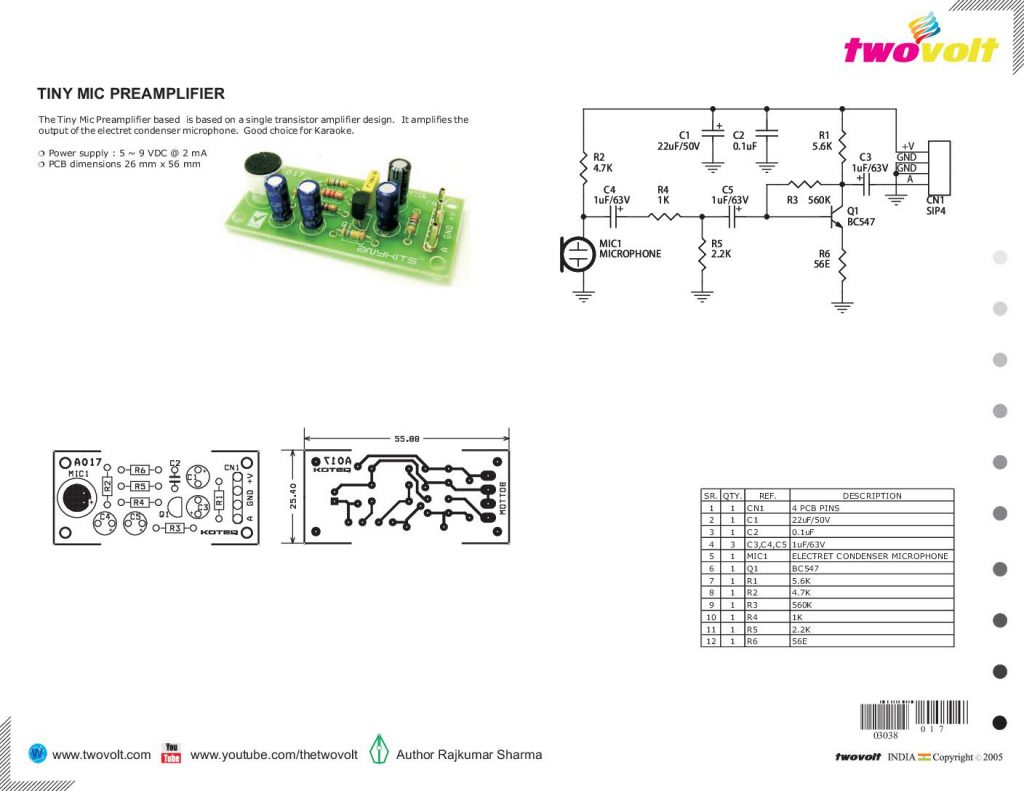 mic_preamplifier - Electronics-Lab.com