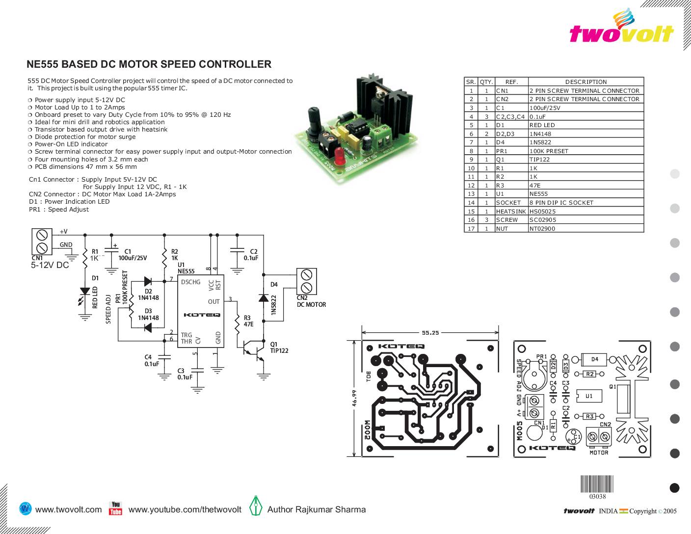 555_DC_Motor Speed_Controller - Electronics-Lab.com