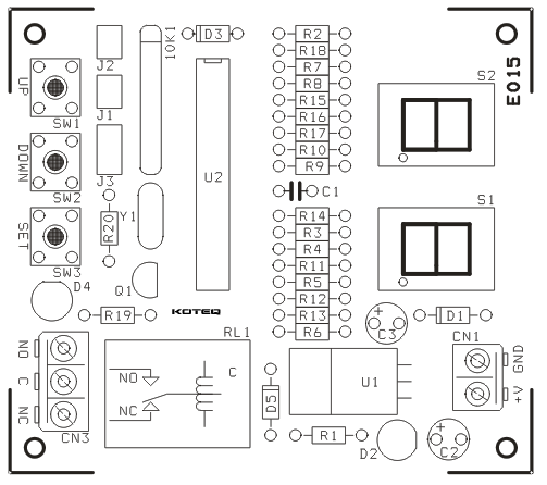 99 Seconds Timer Pcb Layout Electronics