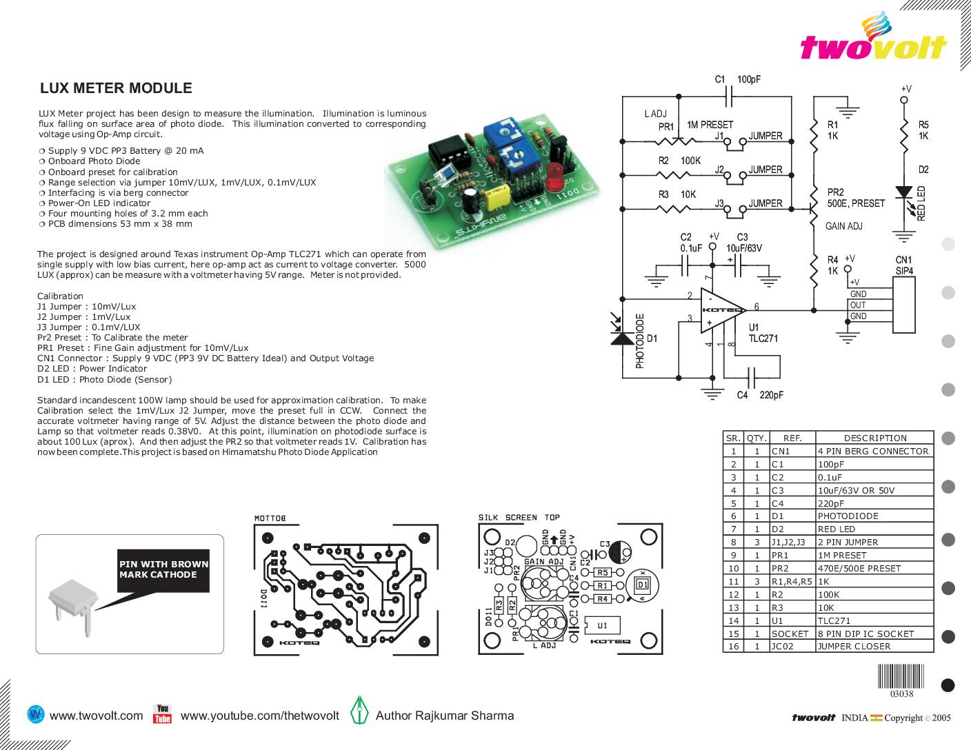 LUX_METER - Electronics-Lab.com