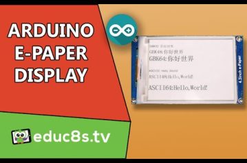 How to use the 4.3′ E-Paper display with Arduino - Electronics-Lab.com