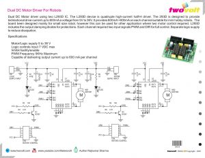Dual-DC-Motor-driver-for-robot-using-L293D - Electronics-Lab