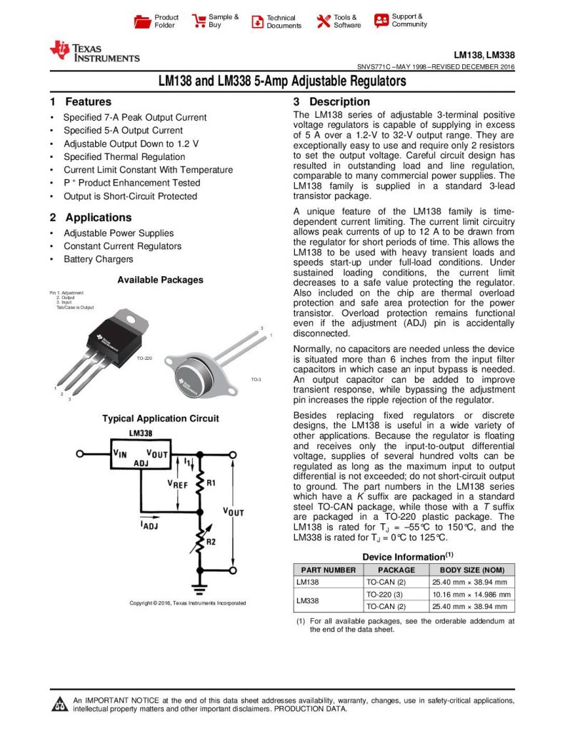 lm338 - Electronics-Lab.com