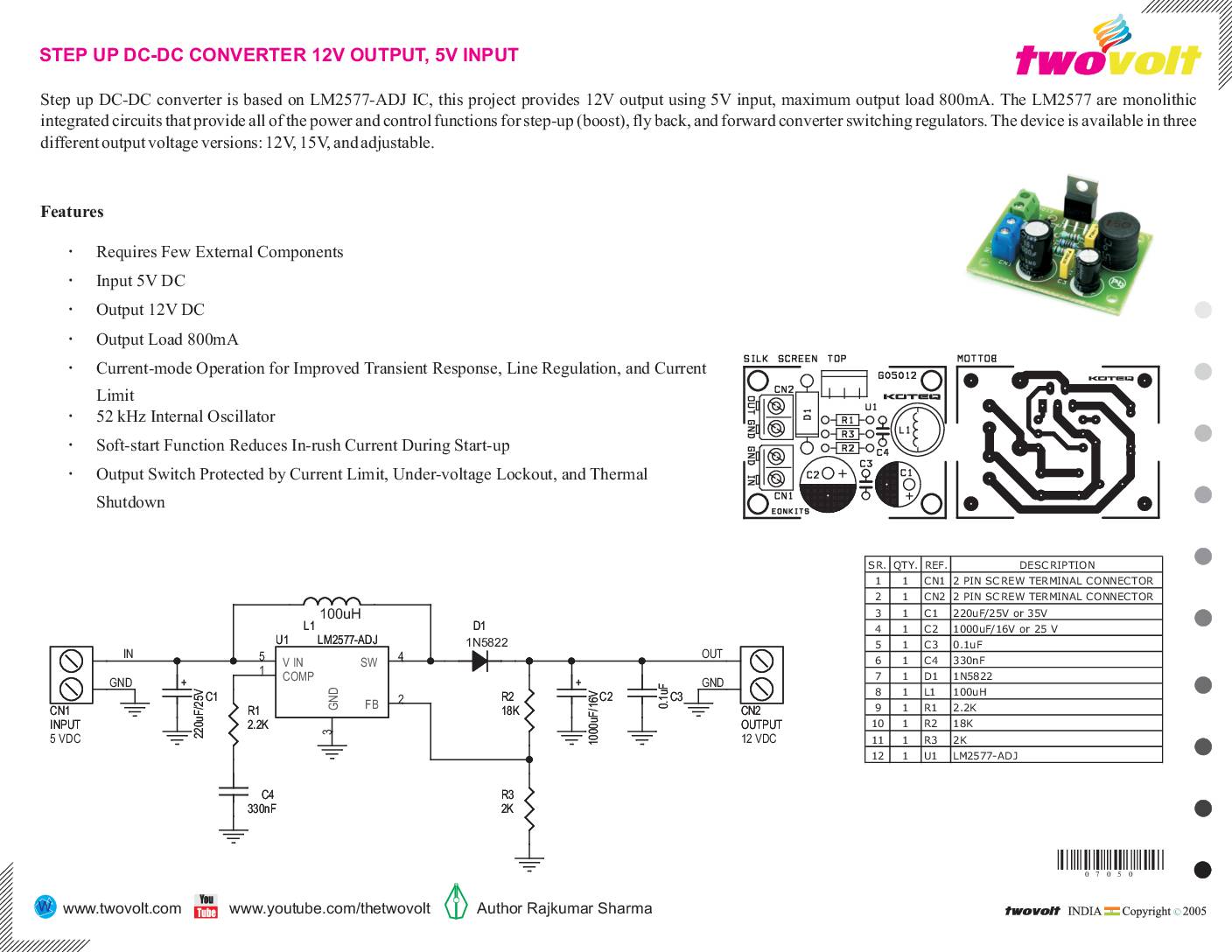 5V-to-12V-Step-up-converter - Electronics-Lab.com