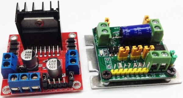 Dual DC Motor Driver For Robot with L298 - Electronics-Lab.com