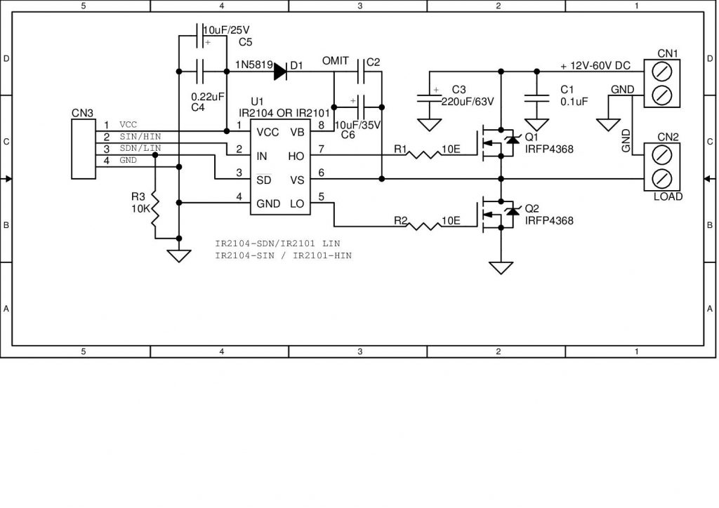 Half-Bridge-Based-on-IR2104-SCHEMATIC - Electronics-Lab.com