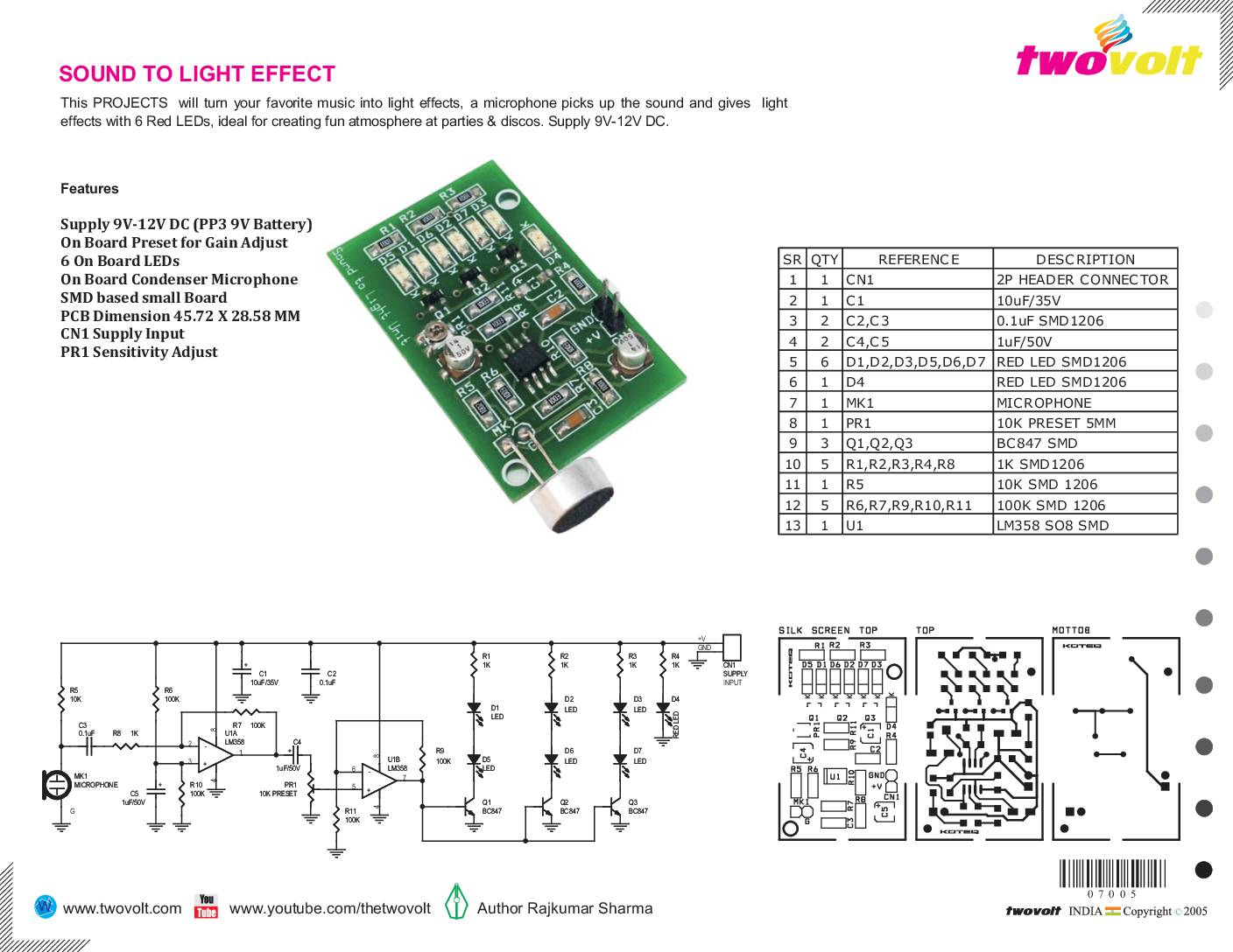 SOUND-TO-LIGHT-EFFECT - Electronics-Lab.com